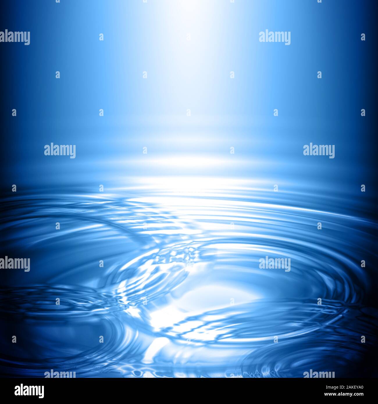 Water concentric radial wave background; Eps10; No Mesh Stock Vector ...