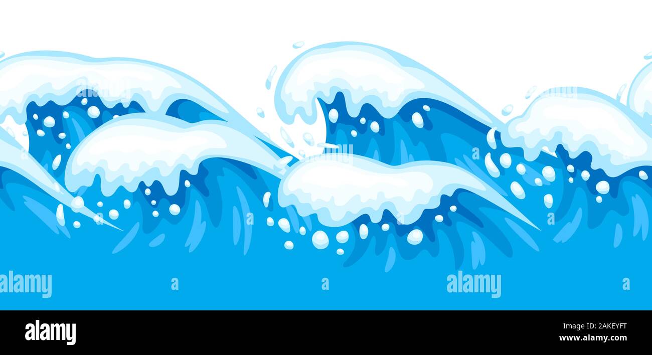 Sea wave foam texture Stock Vector Images - Alamy