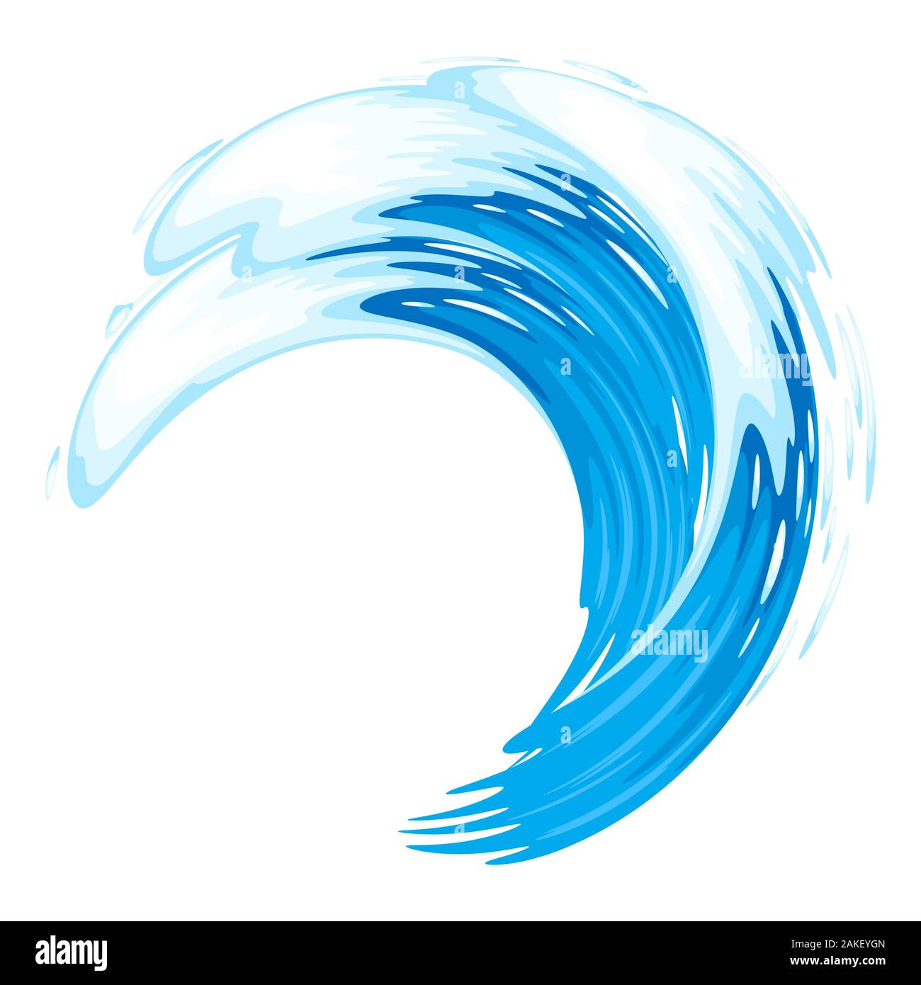 Background with swirl waves and sea foam Stock Vector Image & Art - Alamy