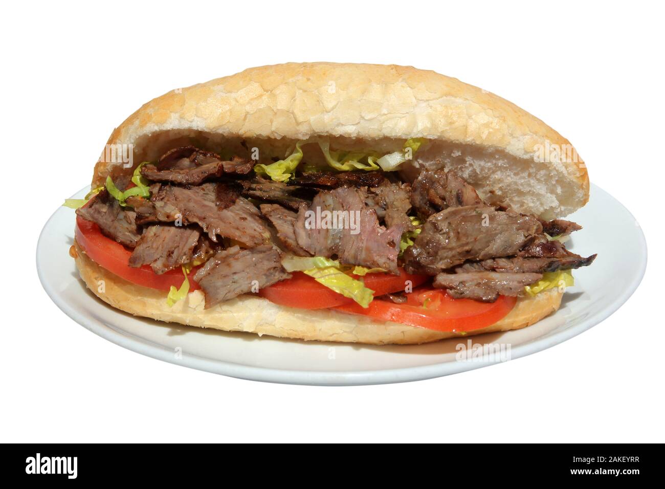 Meat sandwich filling in Cut Out Stock Images & Pictures - Alamy