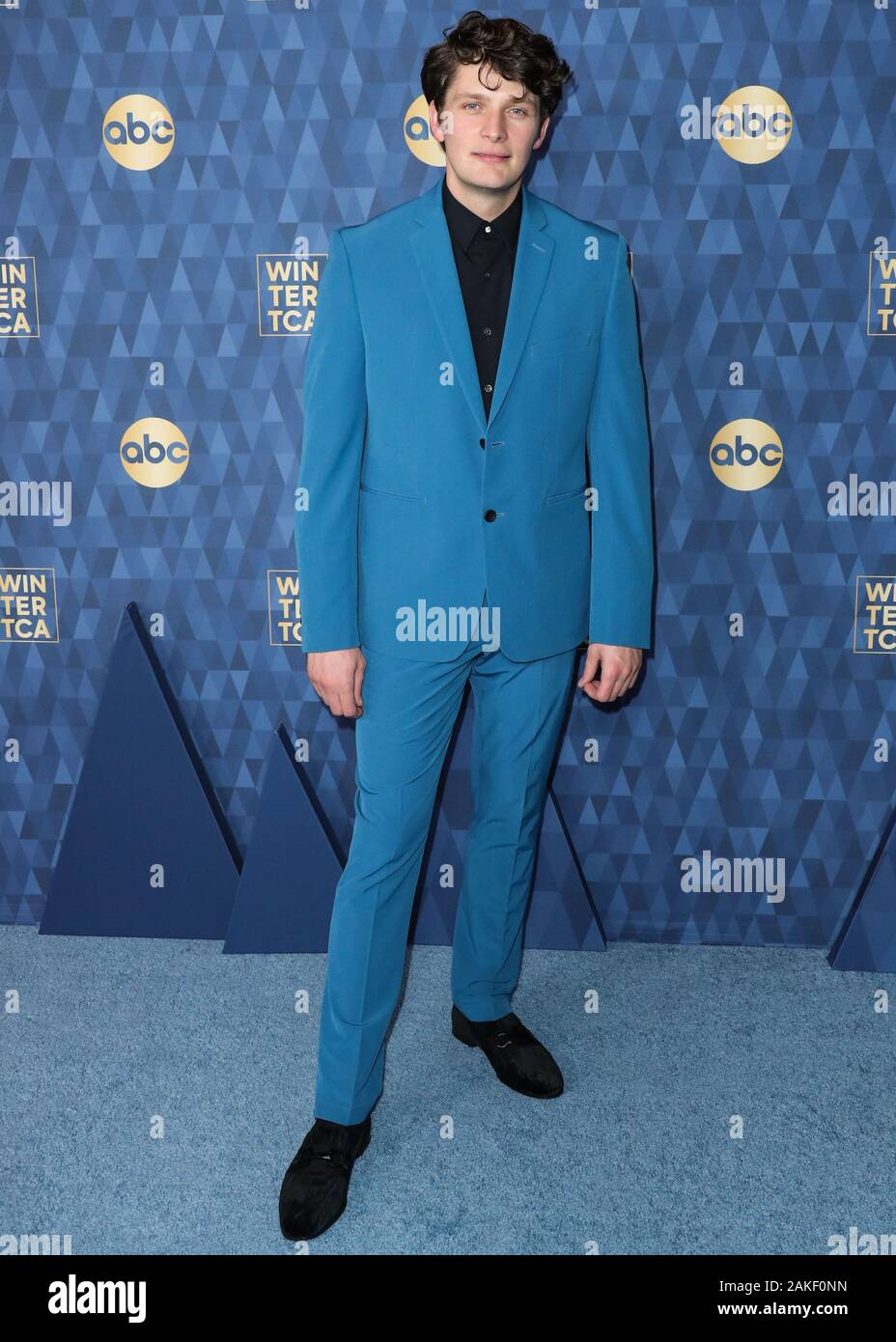 PASADENA, LOS ANGELES, CALIFORNIA, USA - JANUARY 08: Actor Brett Dier ...