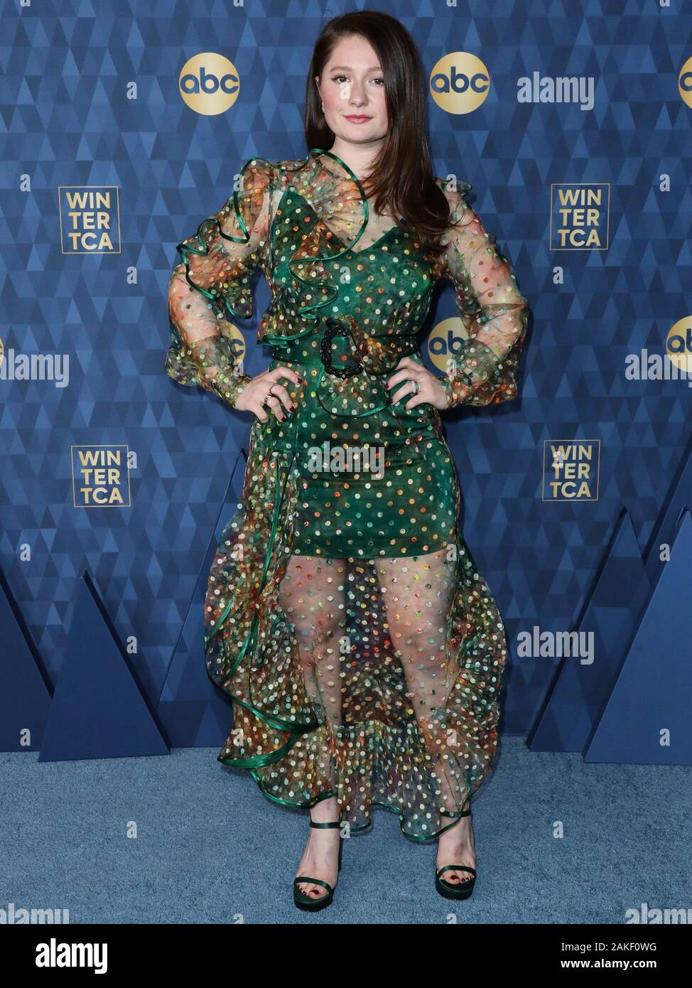 PASADENA, LOS ANGELES, CALIFORNIA, USA - JANUARY 08: Actress Emma ...