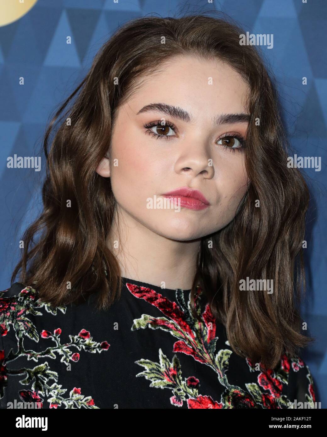 PASADENA, LOS ANGELES, CALIFORNIA, USA - JANUARY 08: Actress Hannah ...