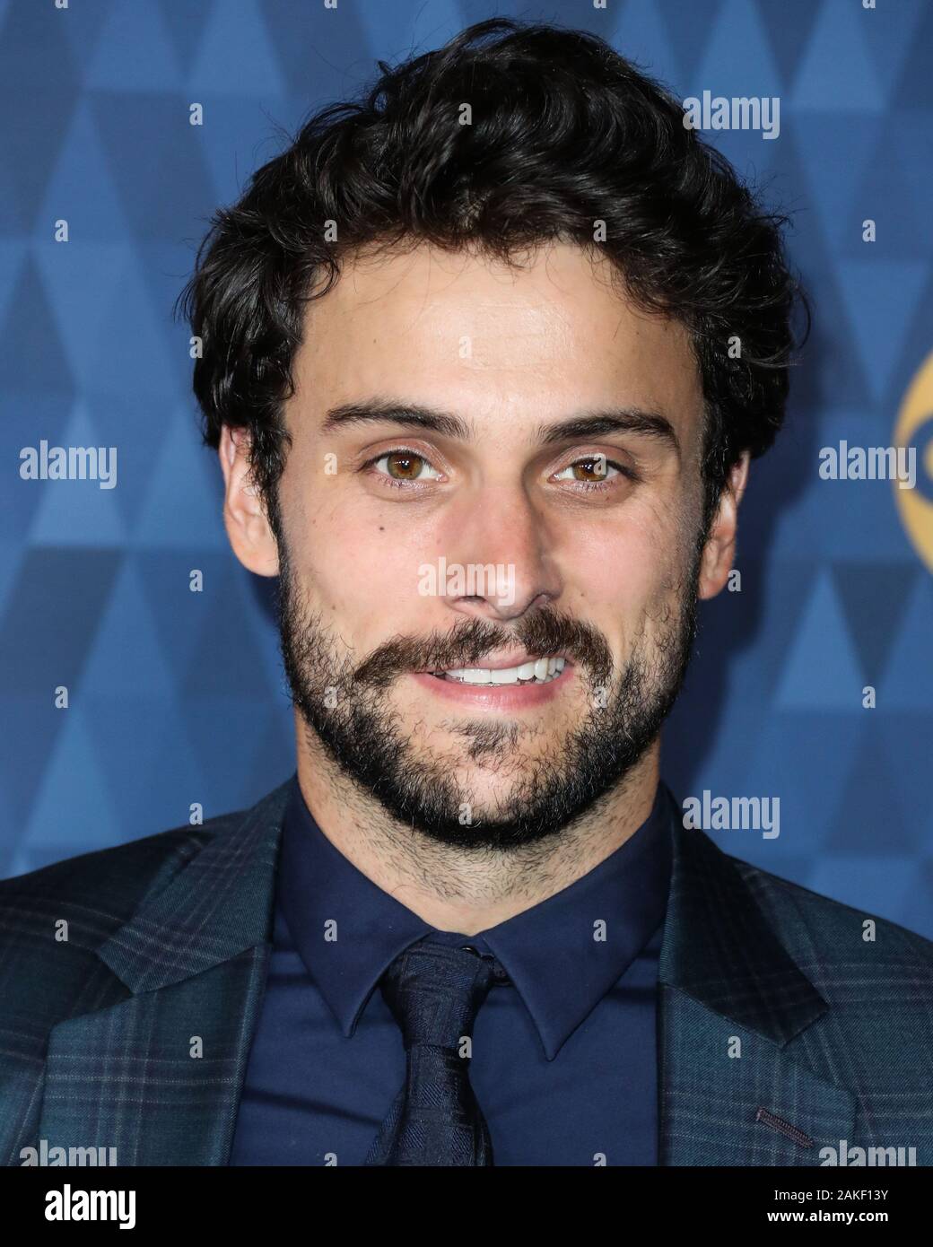 PASADENA, LOS ANGELES, CALIFORNIA, USA - JANUARY 08: Actor Jack Falahee ...