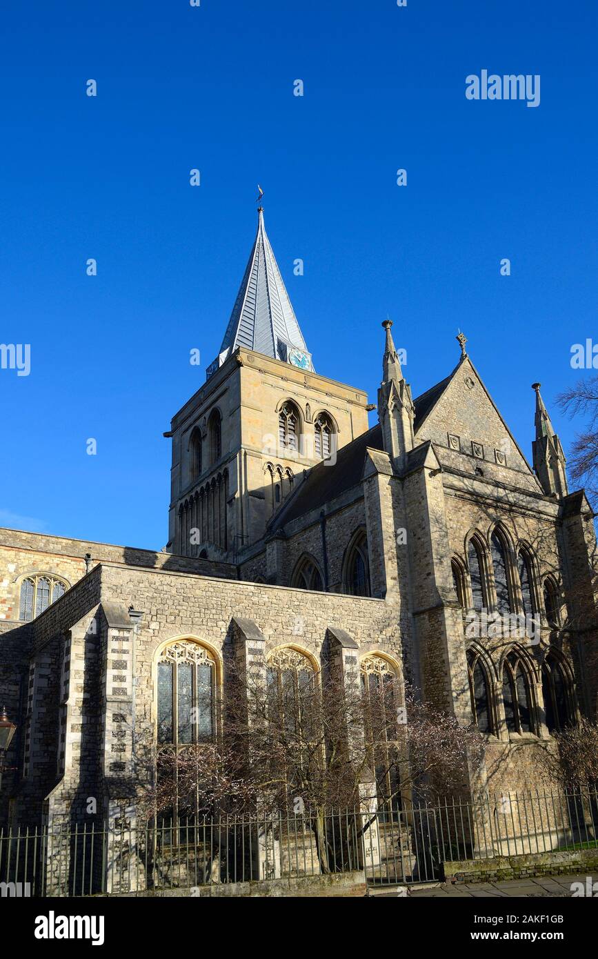 Rochester, Kent, UK. Rochester Cathedral (1080AD: Britain's second ...