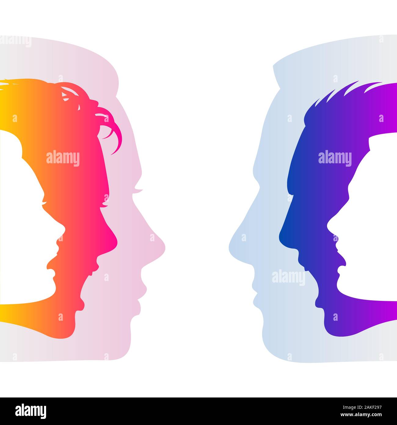 Face expression woman neutral Cut Out Stock Images & Pictures - Alamy