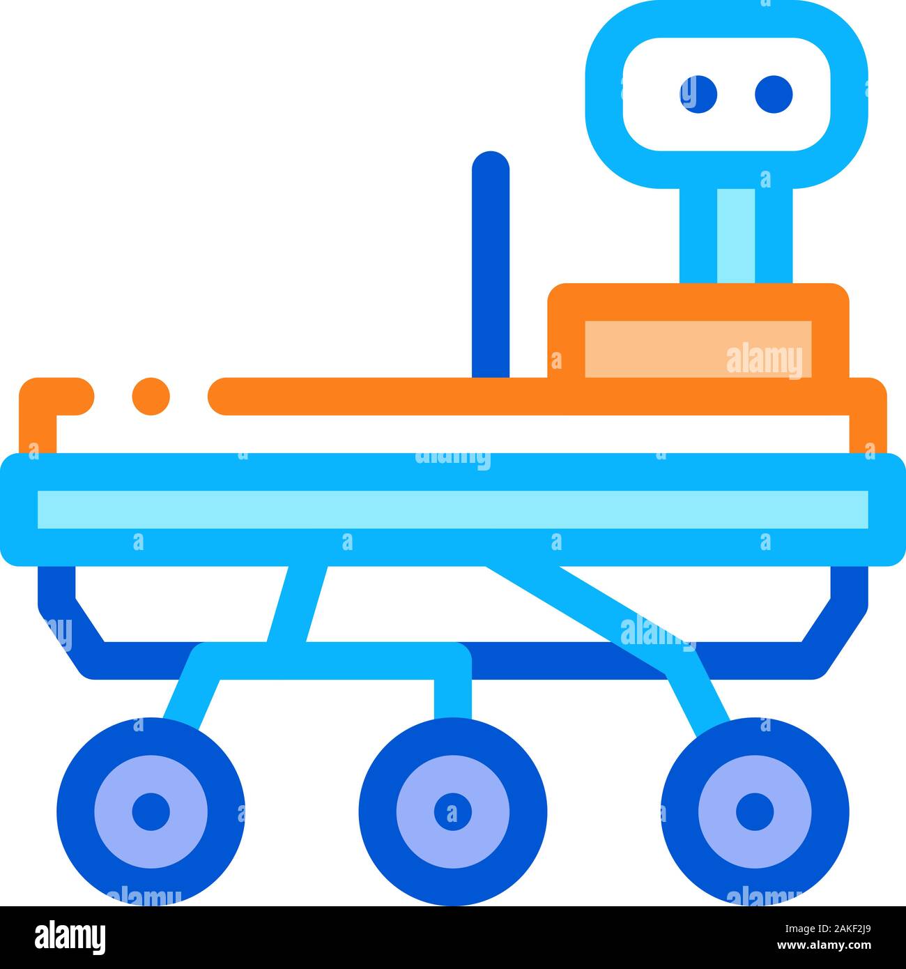 Mars exploration rover icon outline hi-res stock photography and images ...