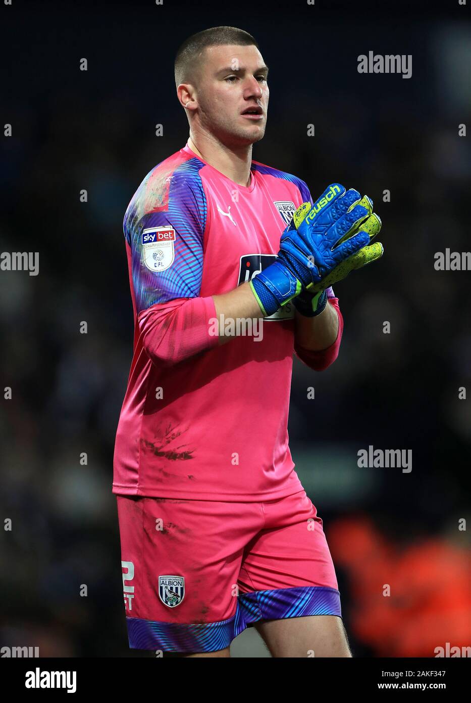 West Bromwich Albion goalkeeper Sam Johnstone Stock Photo - Alamy