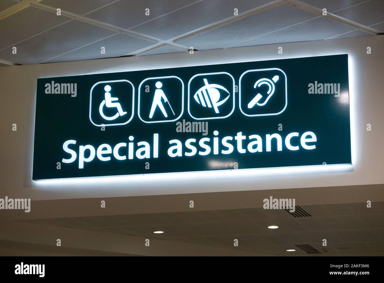 Hearing impaired signs hi-res stock photography and images - Alamy