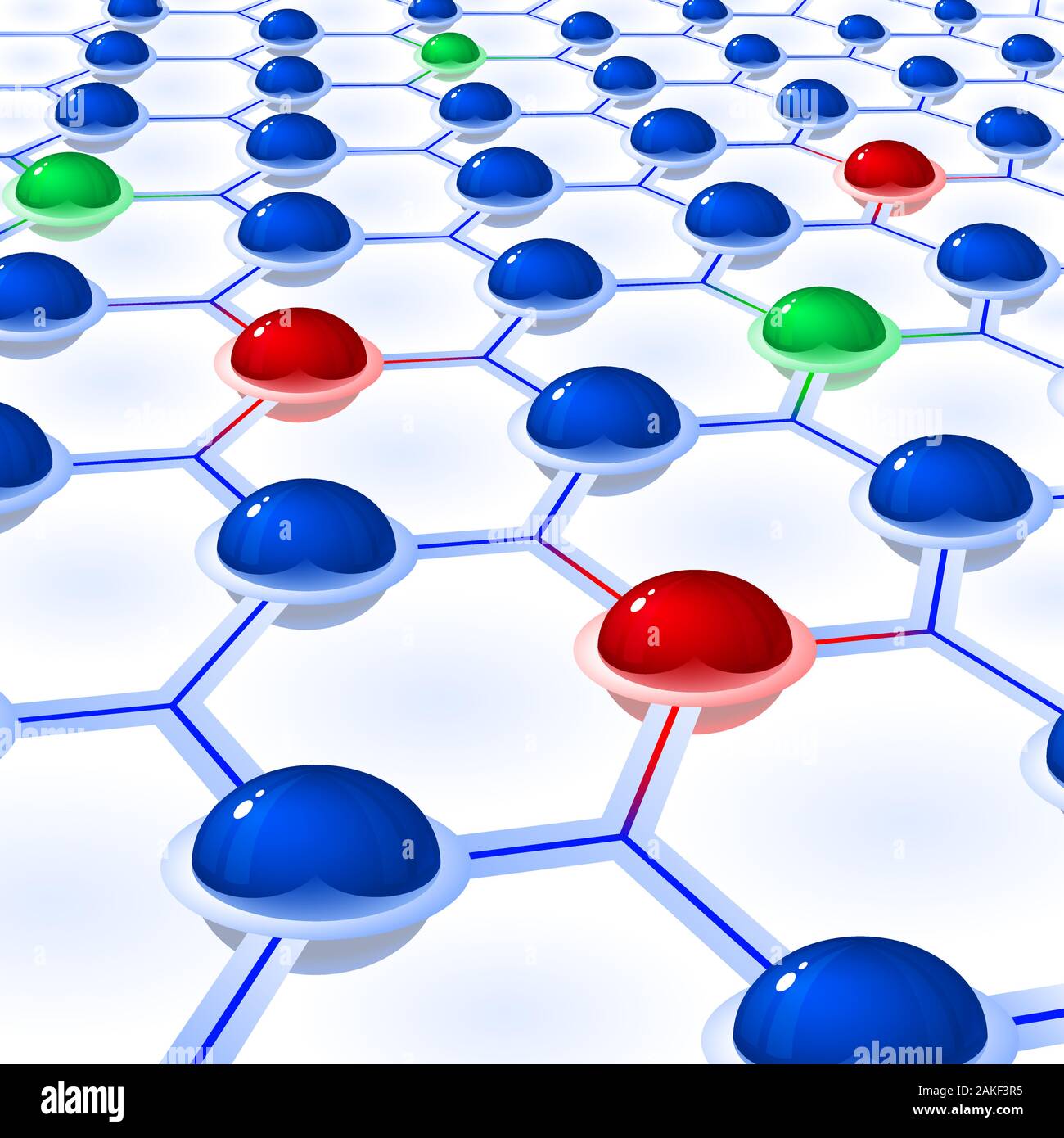 Blue background from cells Stock Vector Images - Alamy