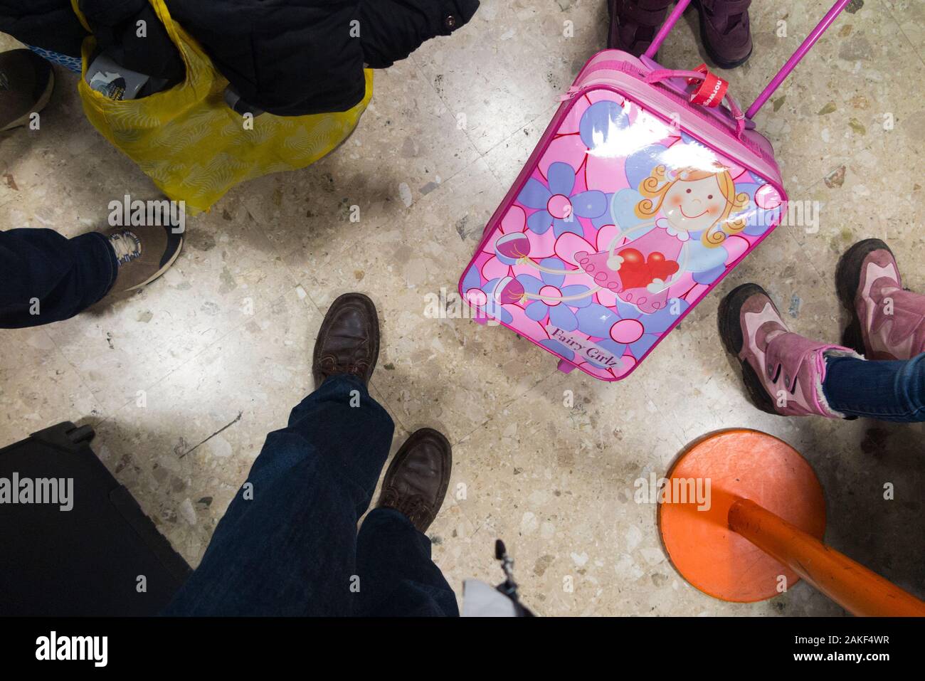 Queues of people transport hi-res stock photography and images - Alamy