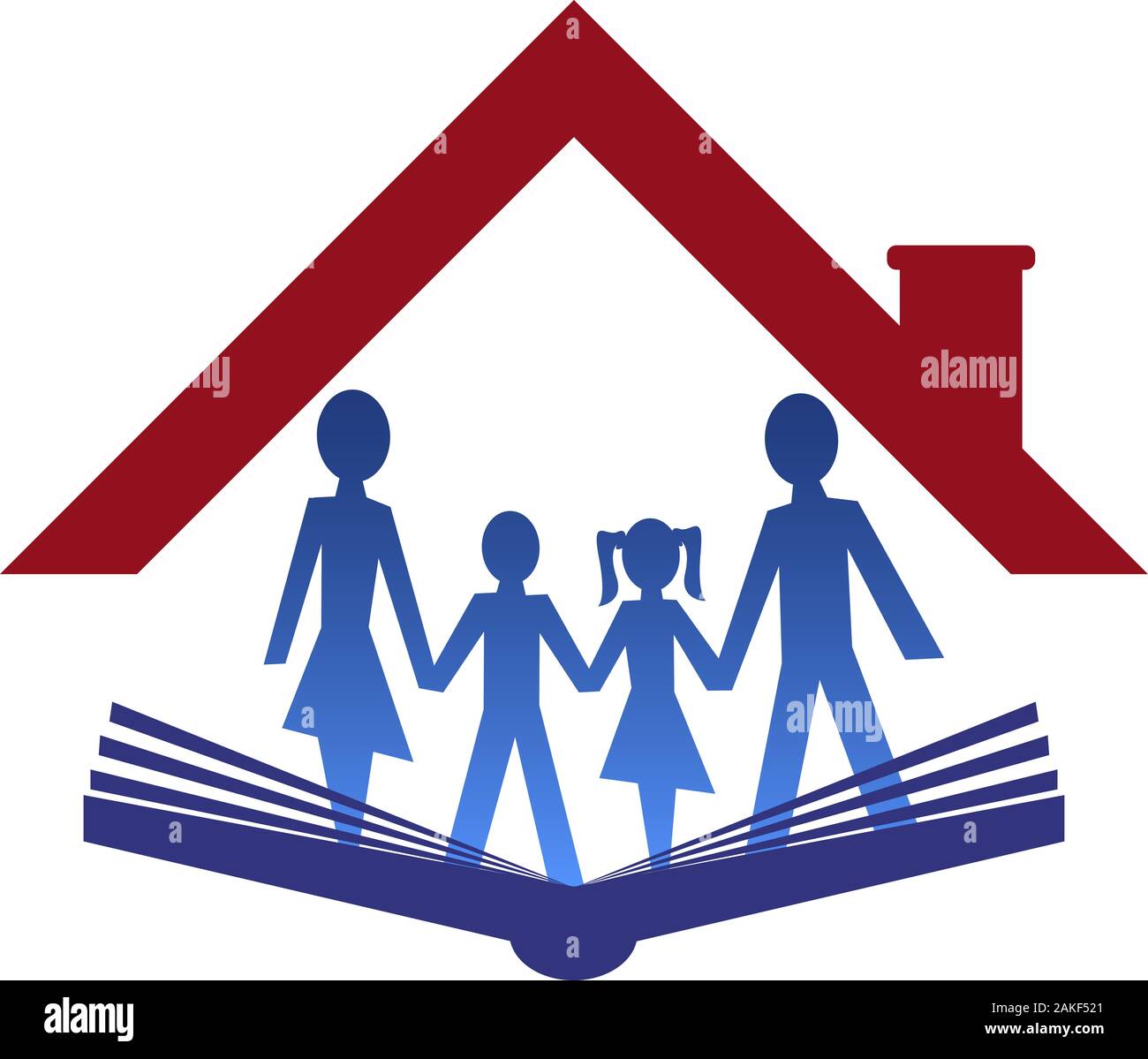 education family logo Stock Photo - Alamy