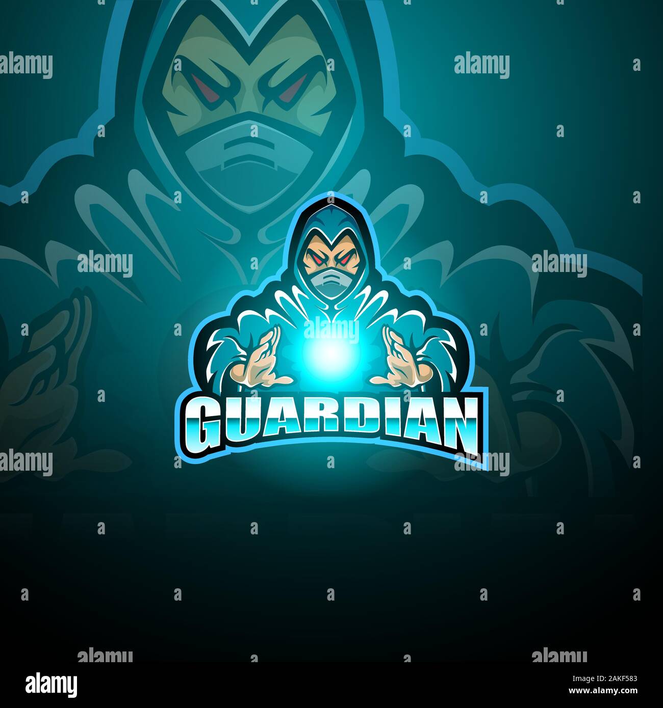 Guardian esport mascot logo design Stock Vector Image & Art - Alamy