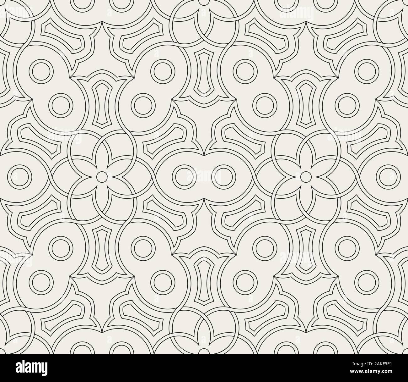Decorative geometrical seamless pattern. Oriental ornamental background ...