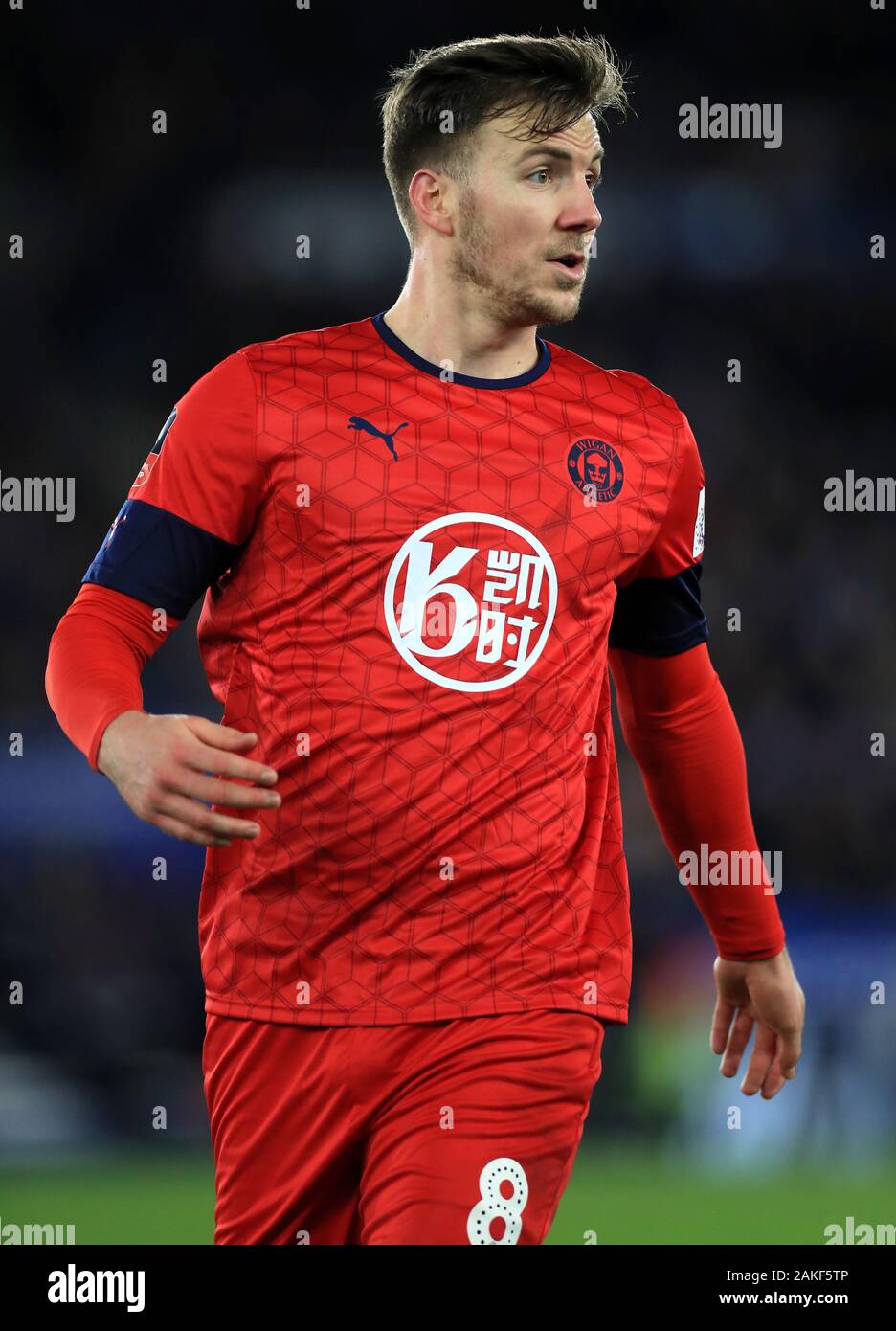 Wigan Athletic's Lee Evans Stock Photo - Alamy
