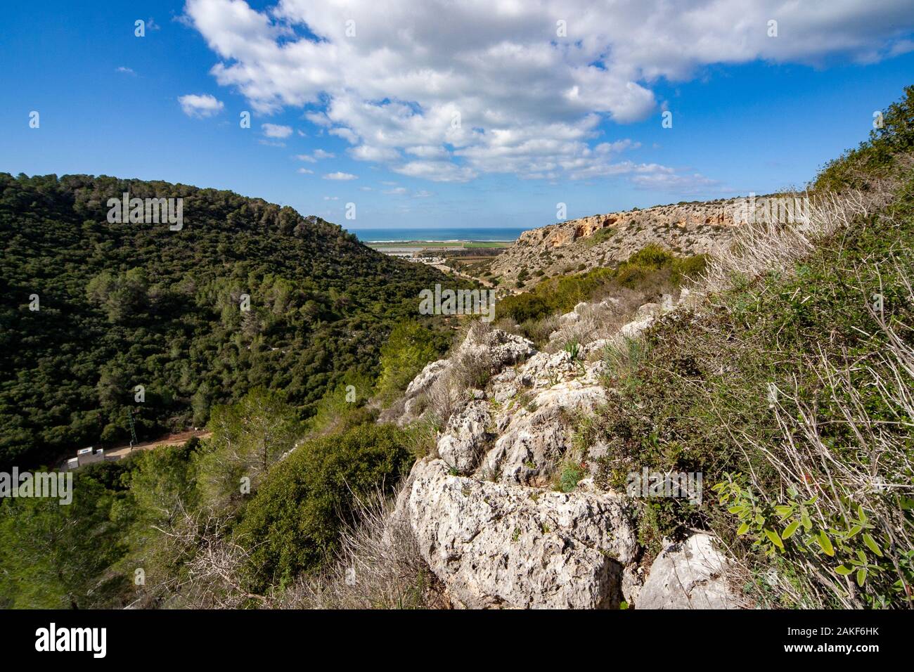 Remote landscape in the Carmel Mountain range, Israel Stock Photo - Alamy