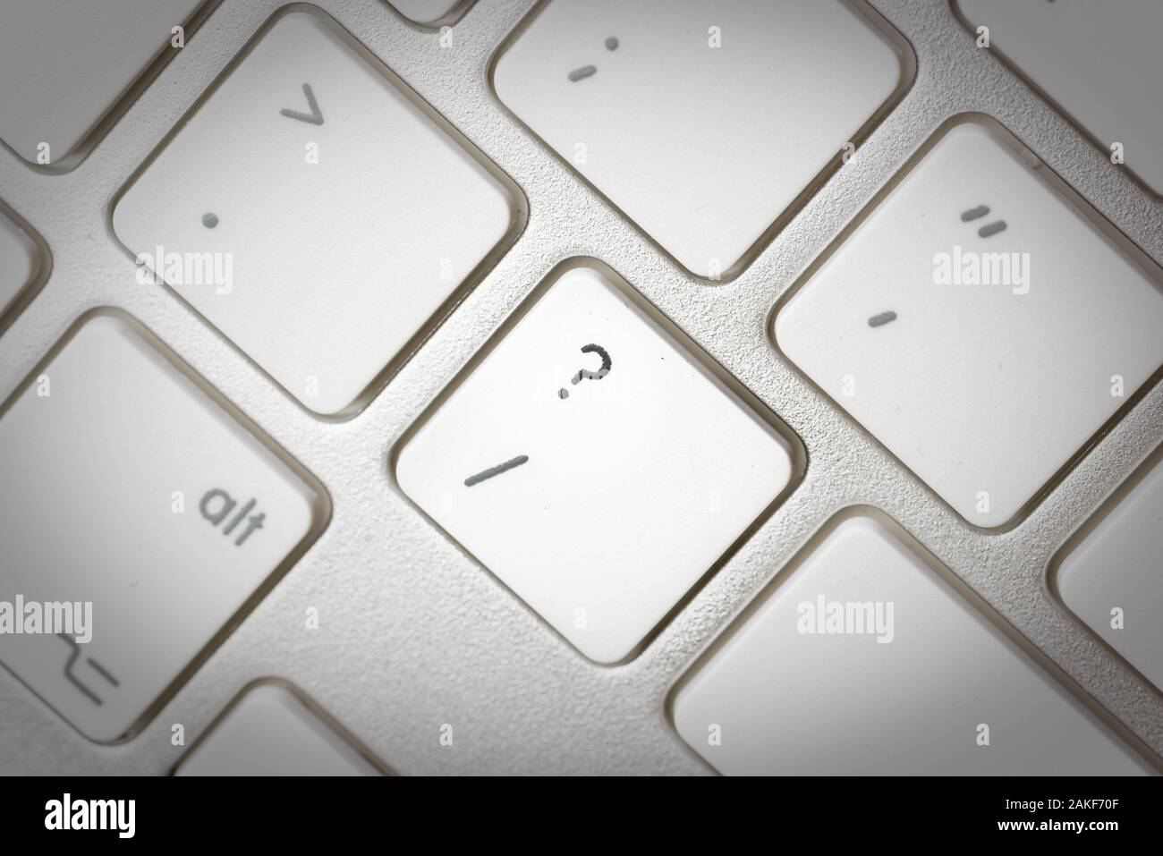 Computer keyboard - silver keyboard of a laptop with button Question ...