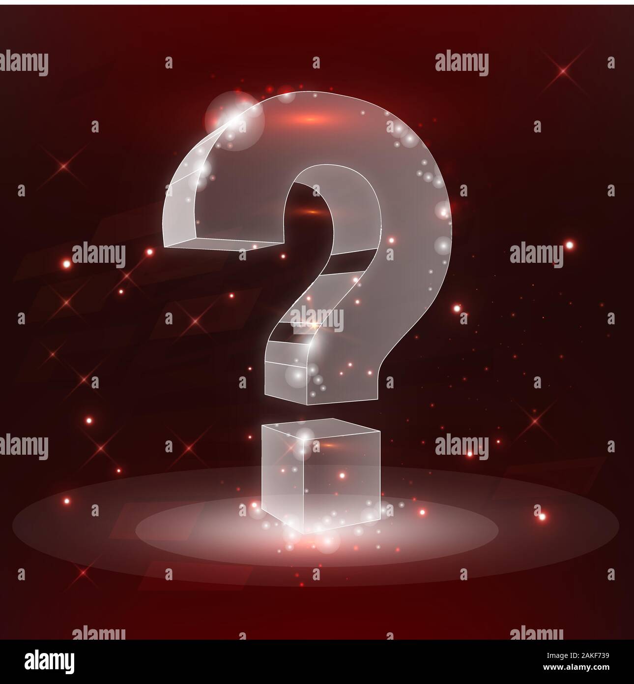 Glossy question mark Stock Vector Images - Alamy