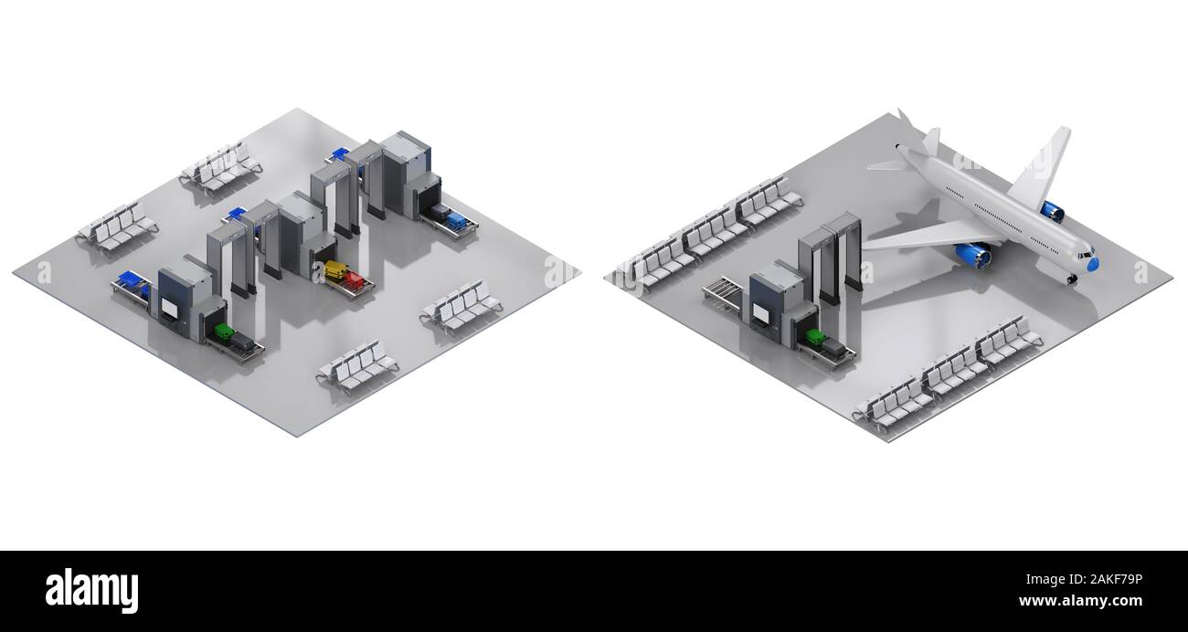 Aircraft baggage loading system hi-res stock photography and images - Alamy