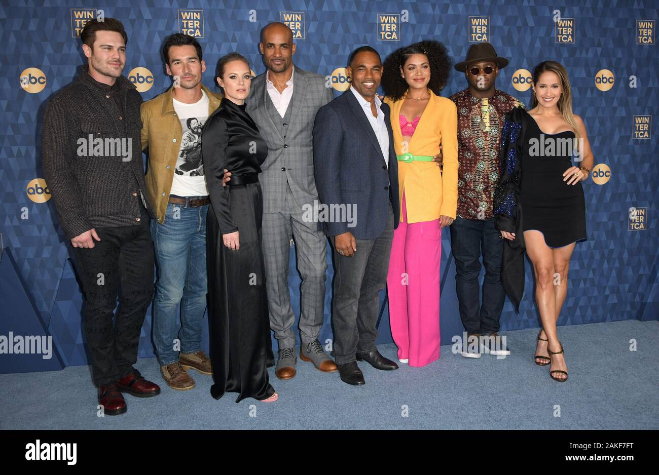 Passadena, Ca. 8th Jan, 2020. Jay Hayden, Danielle Savre, Boris Kodjoe ...