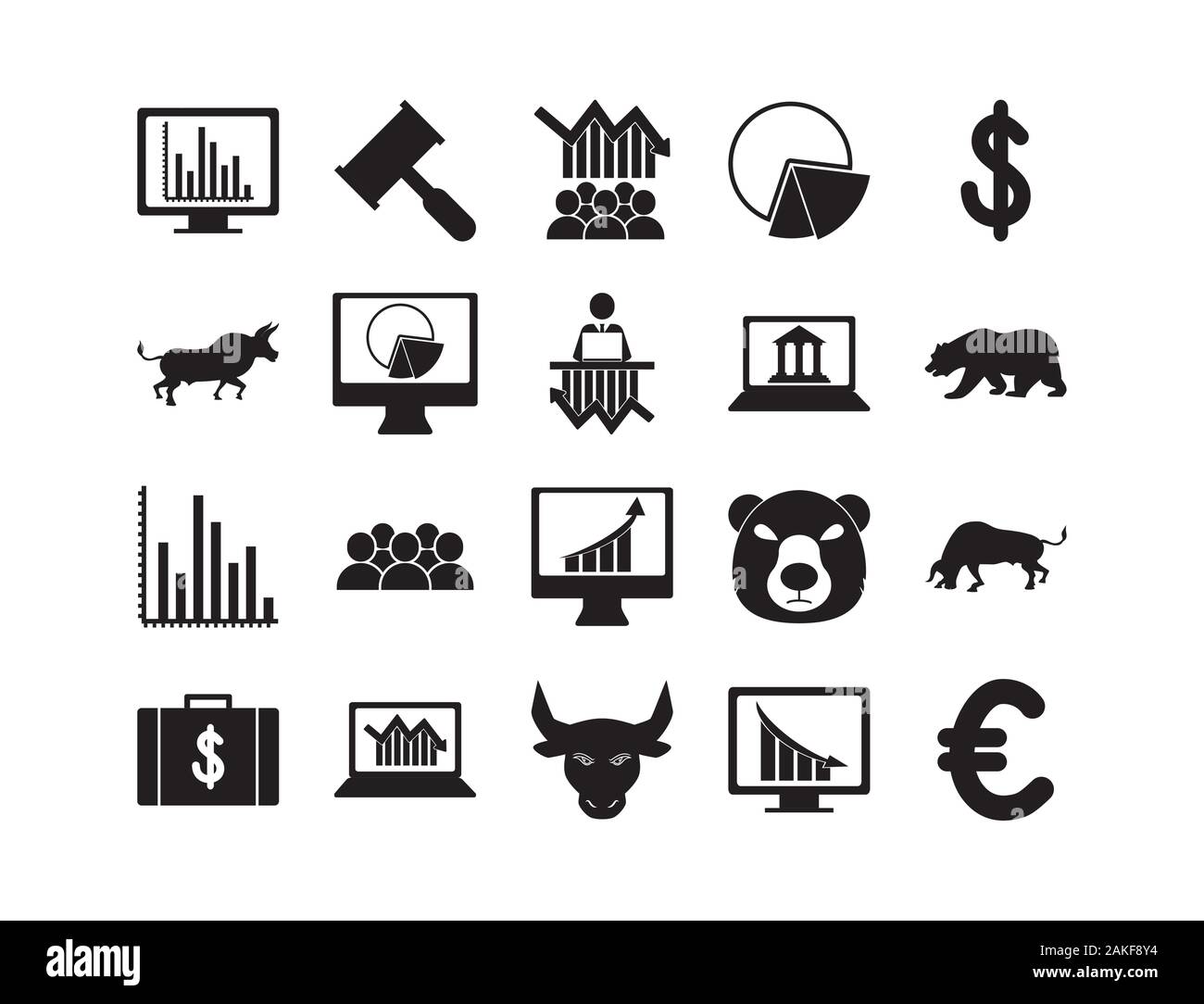 Free Market Economy Symbol