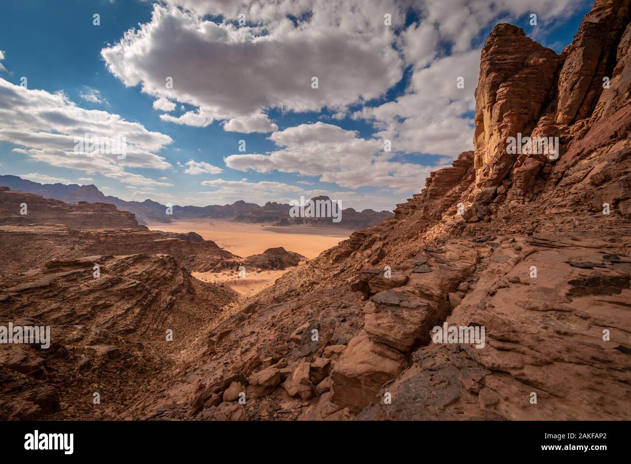 Rocks in Wadi Rum desert, Jordan, Middle East Stock Photo - Alamy
