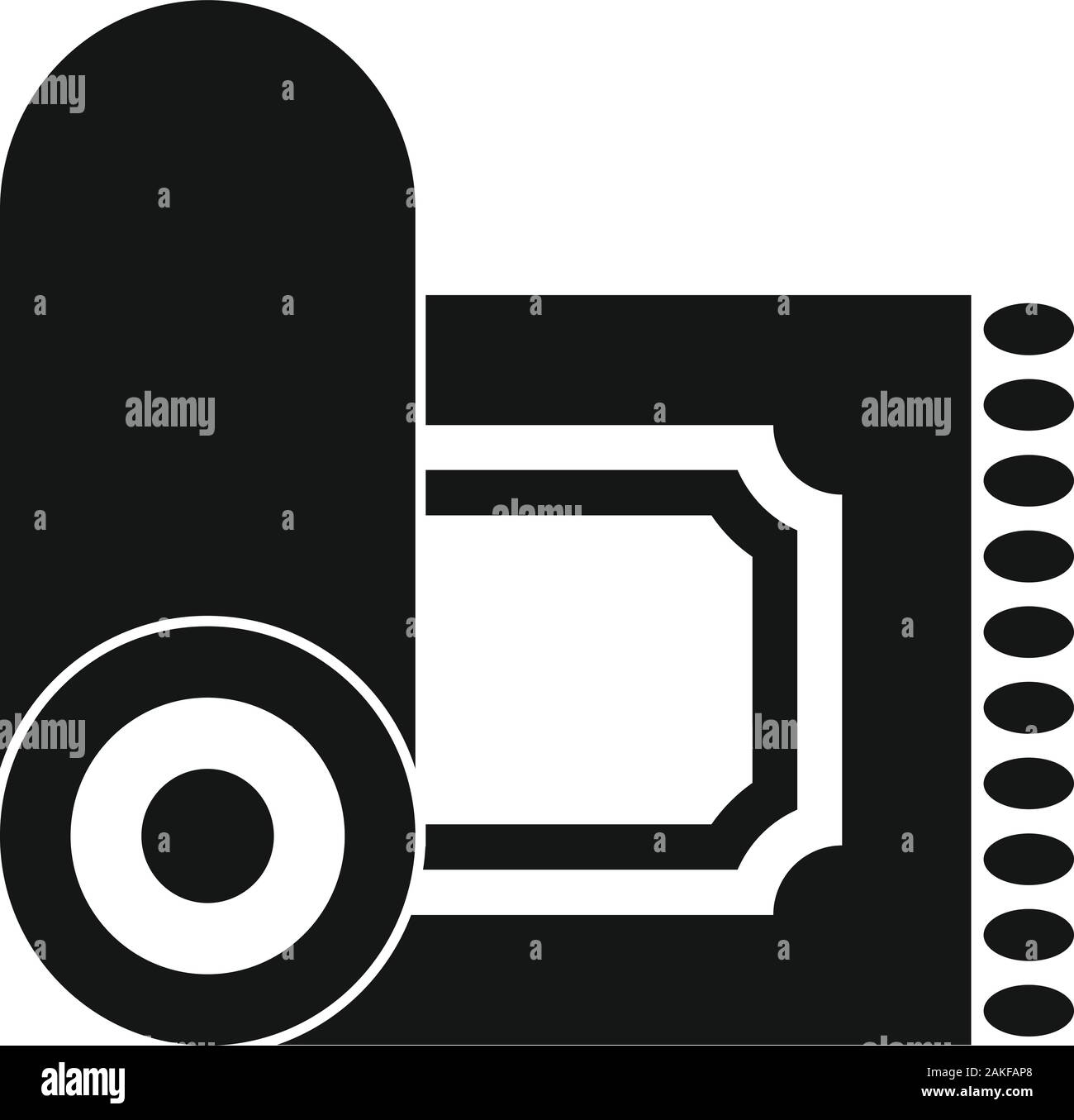 Prayer mat icon. Simple illustration of prayer mat vector icon for web ...