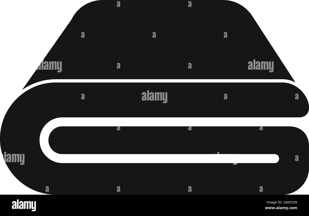 Wrap blanket icon. Simple illustration of wrap blanket vector icon for ...