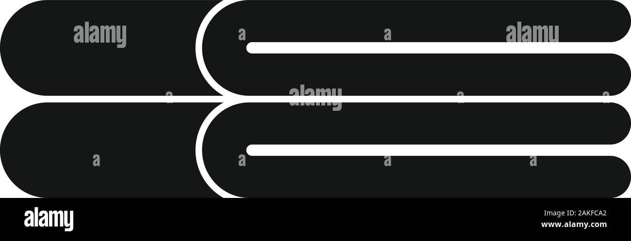 Linen blanket icon. Simple illustration of linen blanket vector icon ...