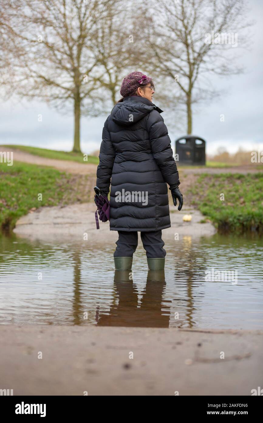 Kidderminster, UK. 9th January, 2019. UK weather: on another day of ...