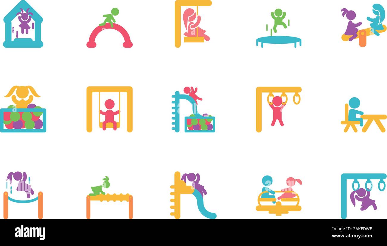 Set of boys and girls avatars design, Kid childhood little people ...