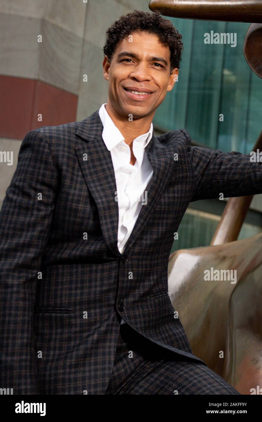 Carlos Acosta next to the Birmingham Bullring bull, he is taking over ...