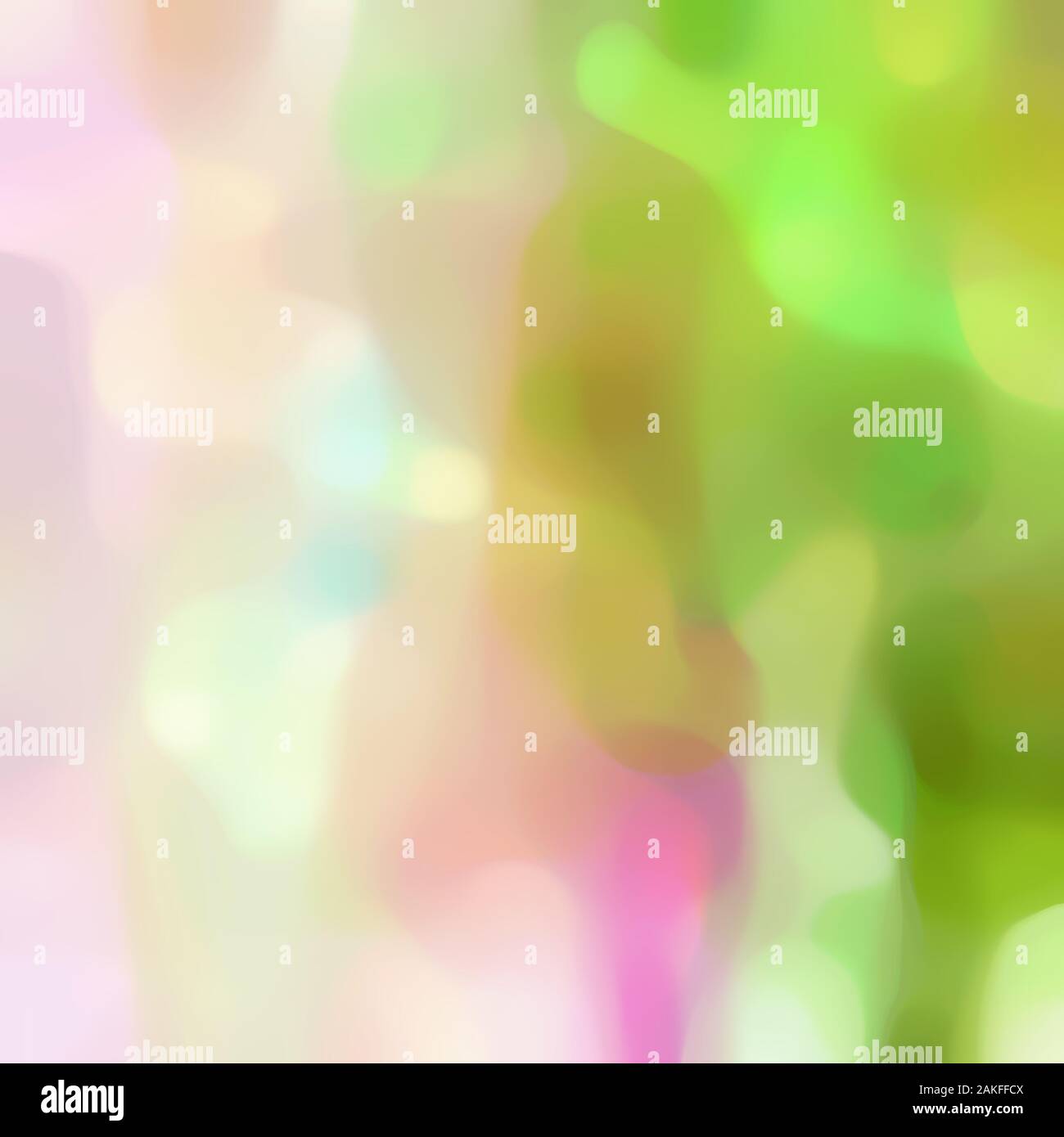 soft blurred square format background with yellow green, antique white ...