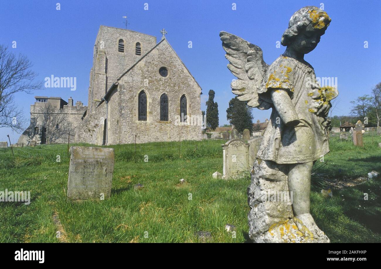 St Stephen's church, Lympne, Kent, England, UK Stock Photo - Alamy