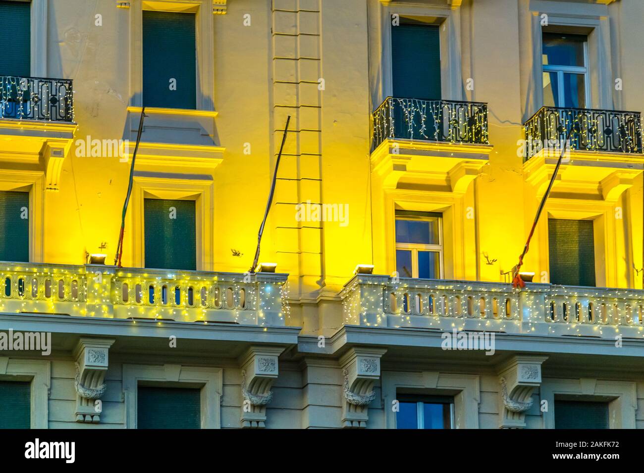 view of buildings of Naples in Italy Stock Photo - Alamy