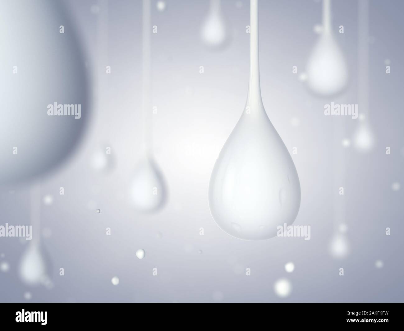 Milk/cream droplets, Cosmetics and skin care Stock Photo - Alamy