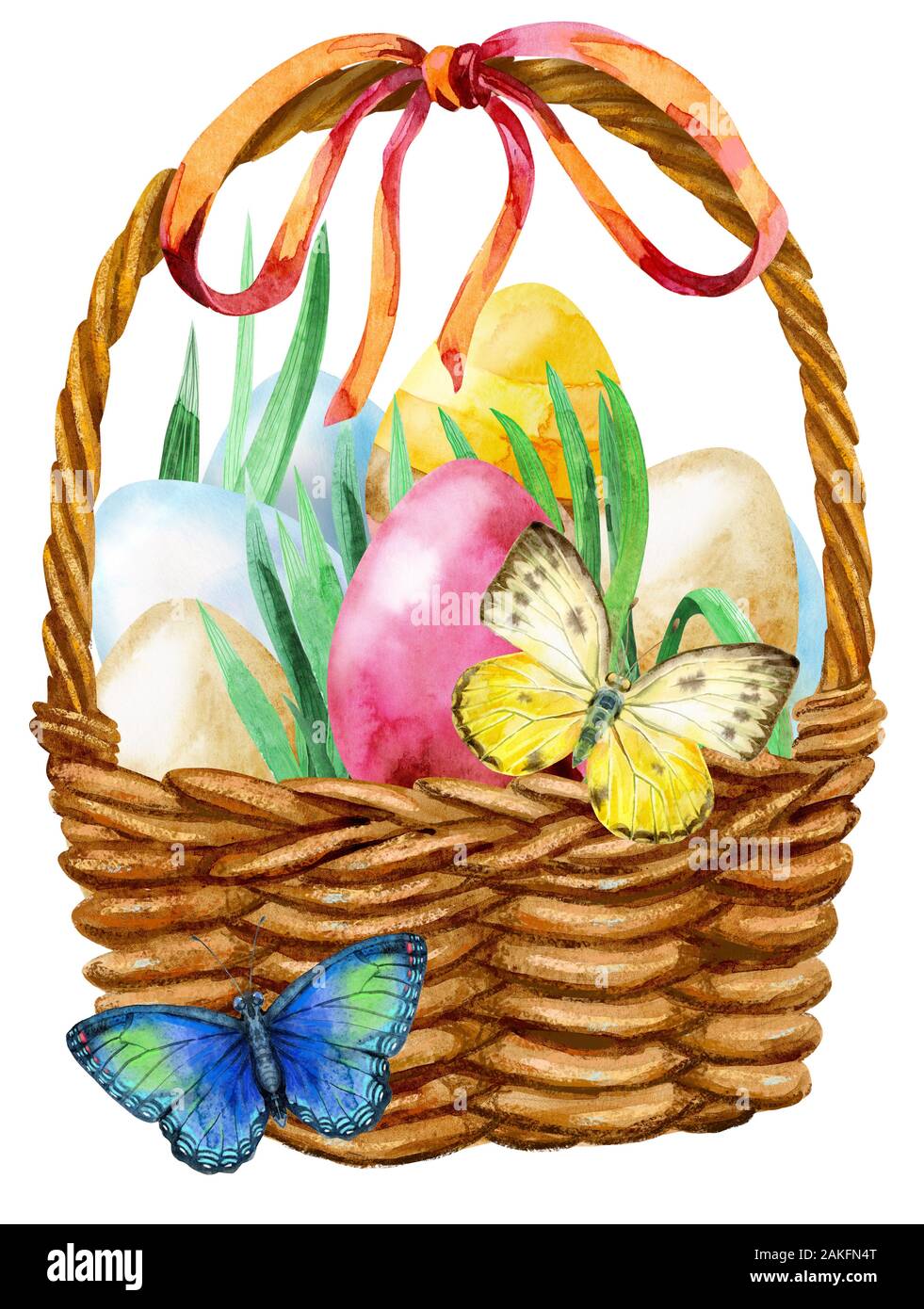 Easter Basket Illustration