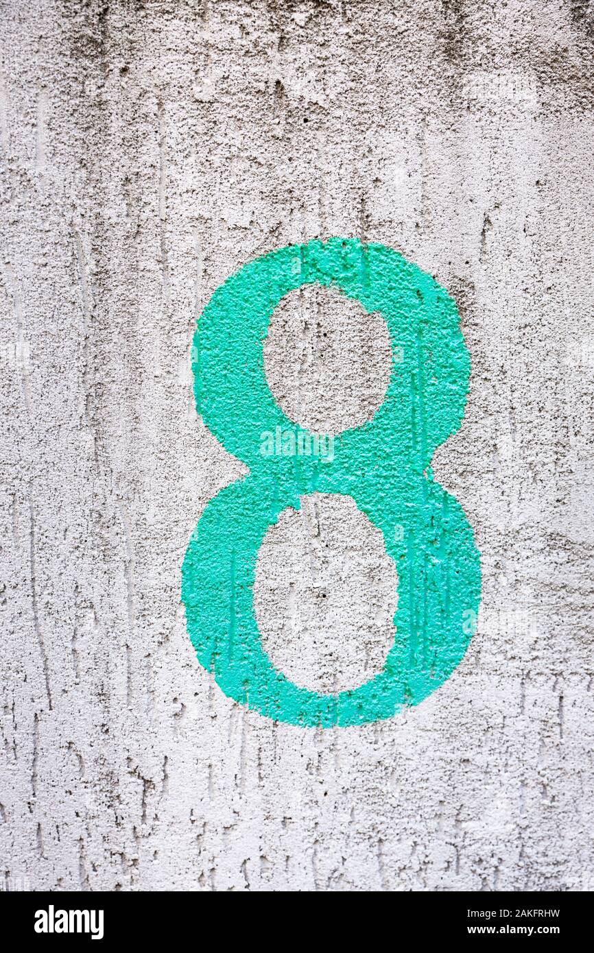 Number eight handwritten number eight hi-res stock photography and ...