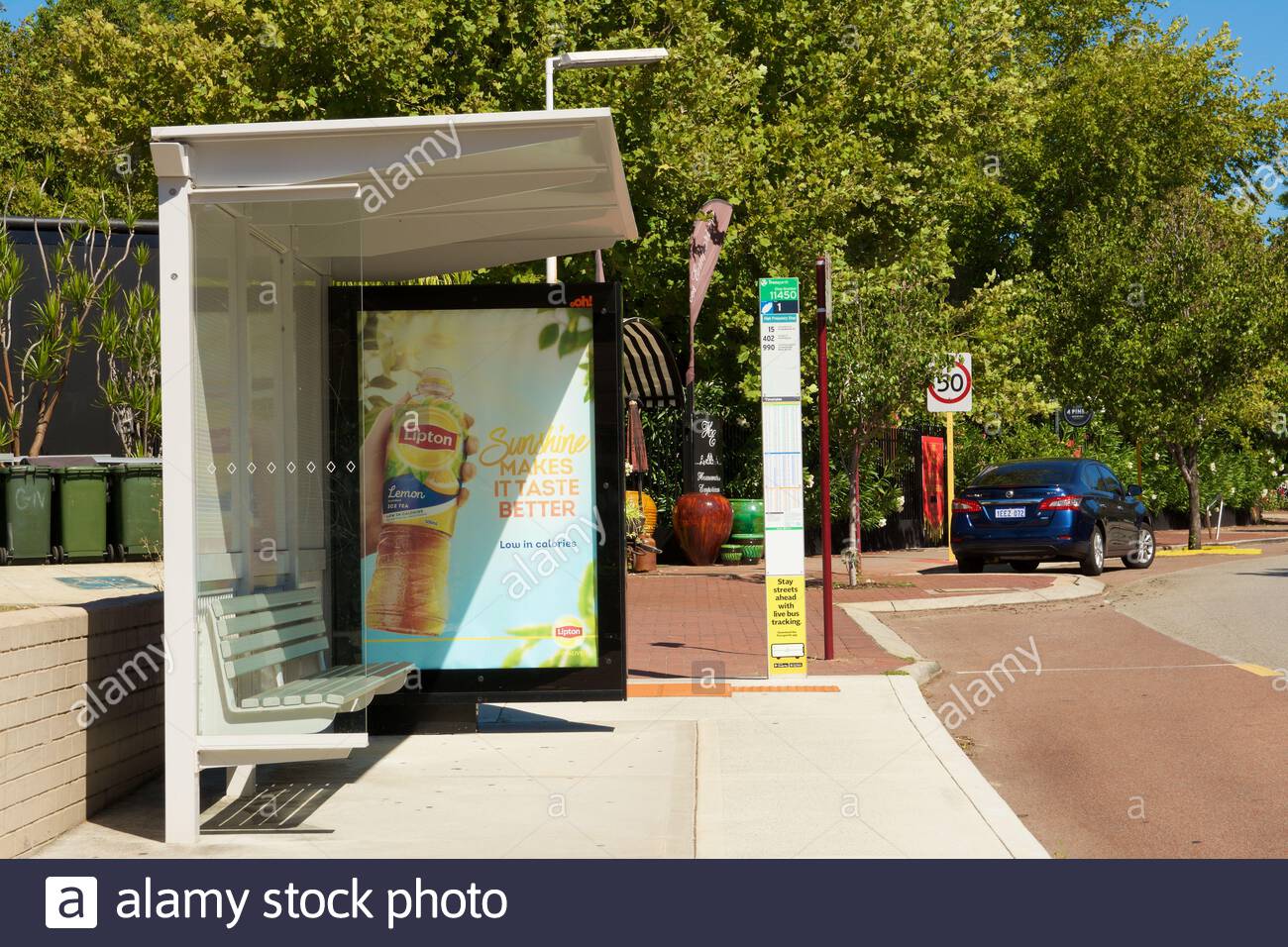 Advertising Signage, Bus Stop High Resolution Stock Photography and ...