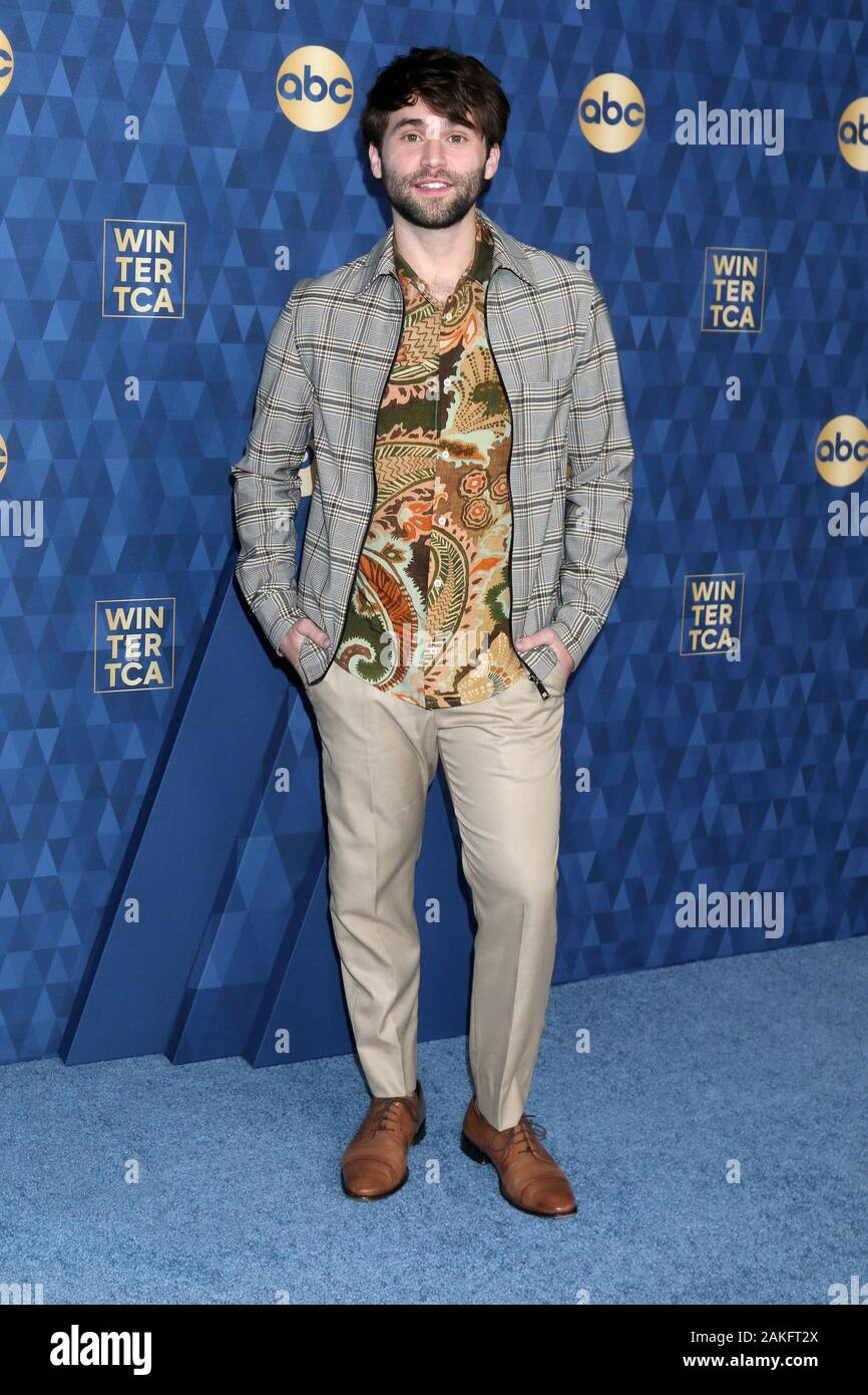 January 8, 2020, Pasadena, CA, USA: LOS ANGELES - JAN 8: Jake Borelli ...