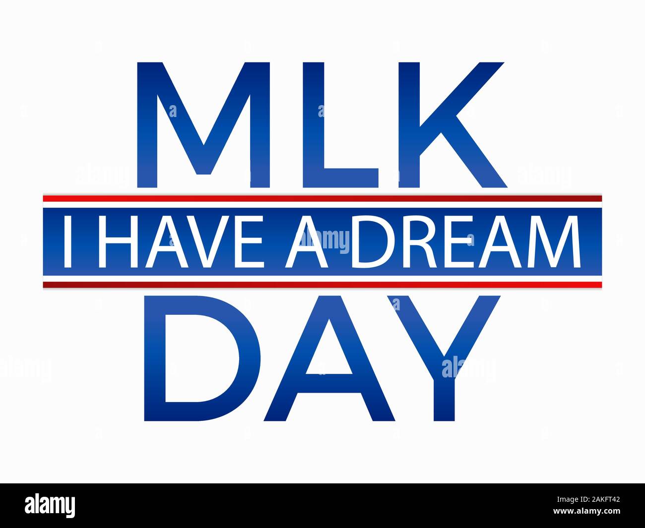 Martin Luther King day. I have a dream. MLK day. Vector illustration ...
