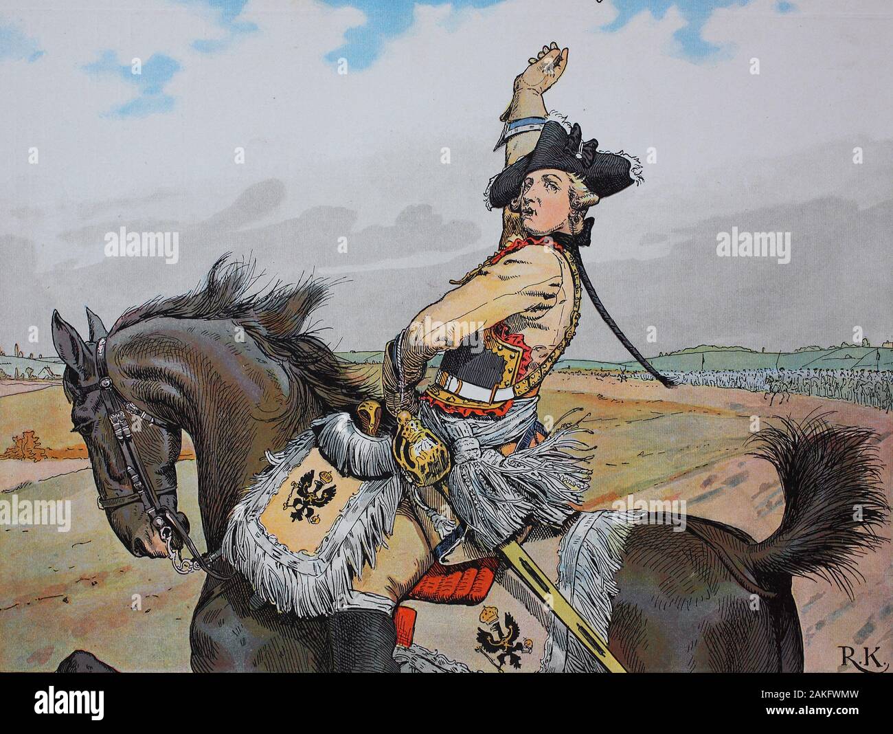 Seven Years' War, global conflict fought between 1756 and 1763, The Battle of Rossbach took ...