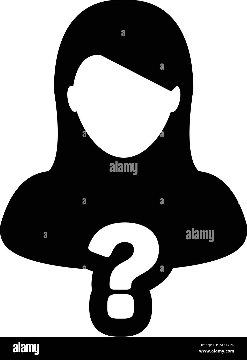 Person Female Question Mark