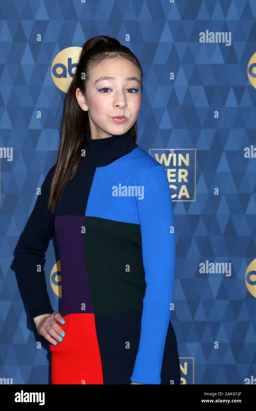 January 8, 2020, Pasadena, CA, USA: LOS ANGELES - JAN 8: Aubrey ...