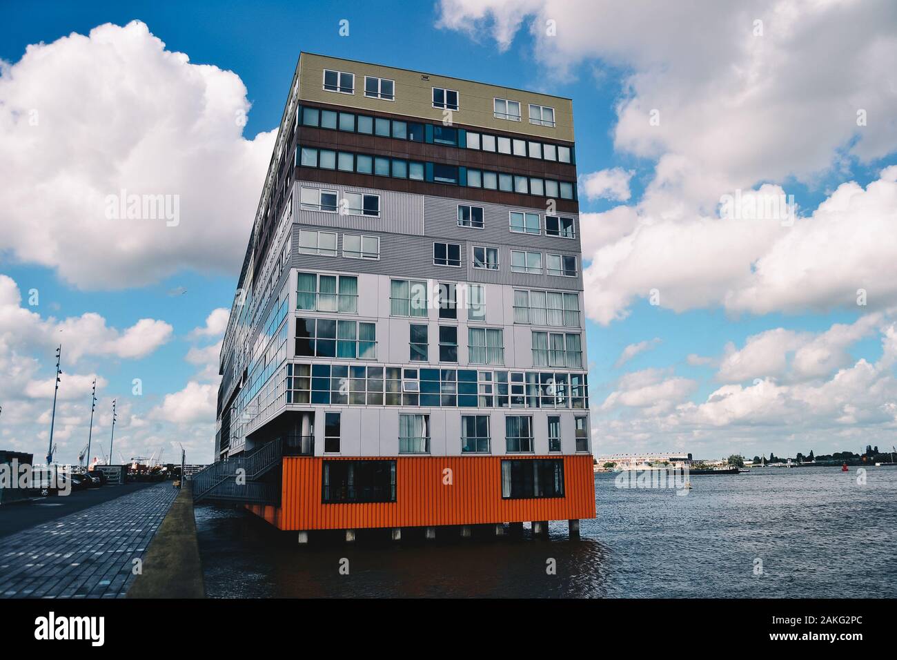 Colorful facade of the Silodam designed by MVRDV Stock Photo - Alamy
