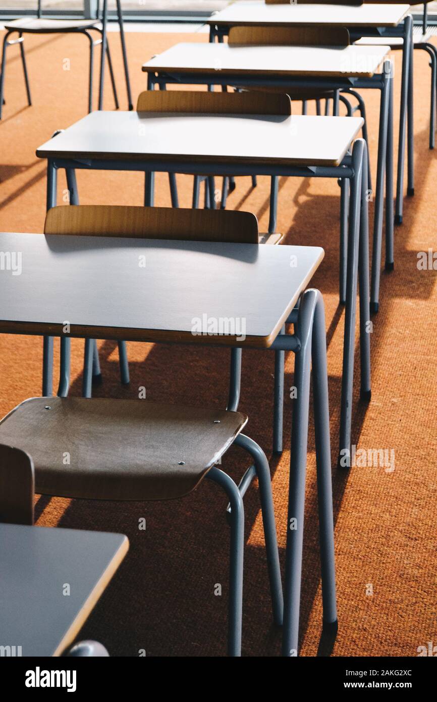 Inside a class room of the Educatorium building desing by Koolhaas in ...