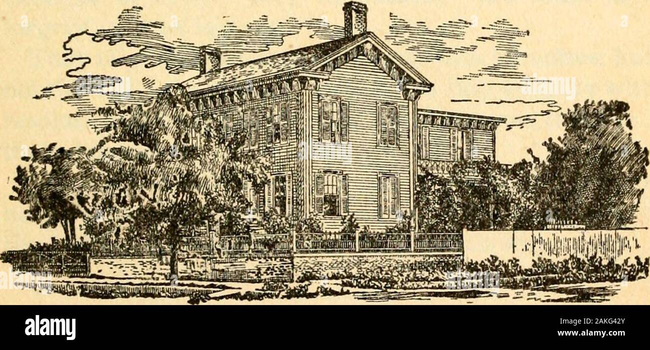 Lincoln's first home in illinois hi-res stock photography and images ...