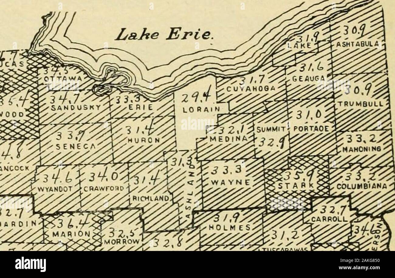 Map of coshocton hi-res stock photography and images - Alamy