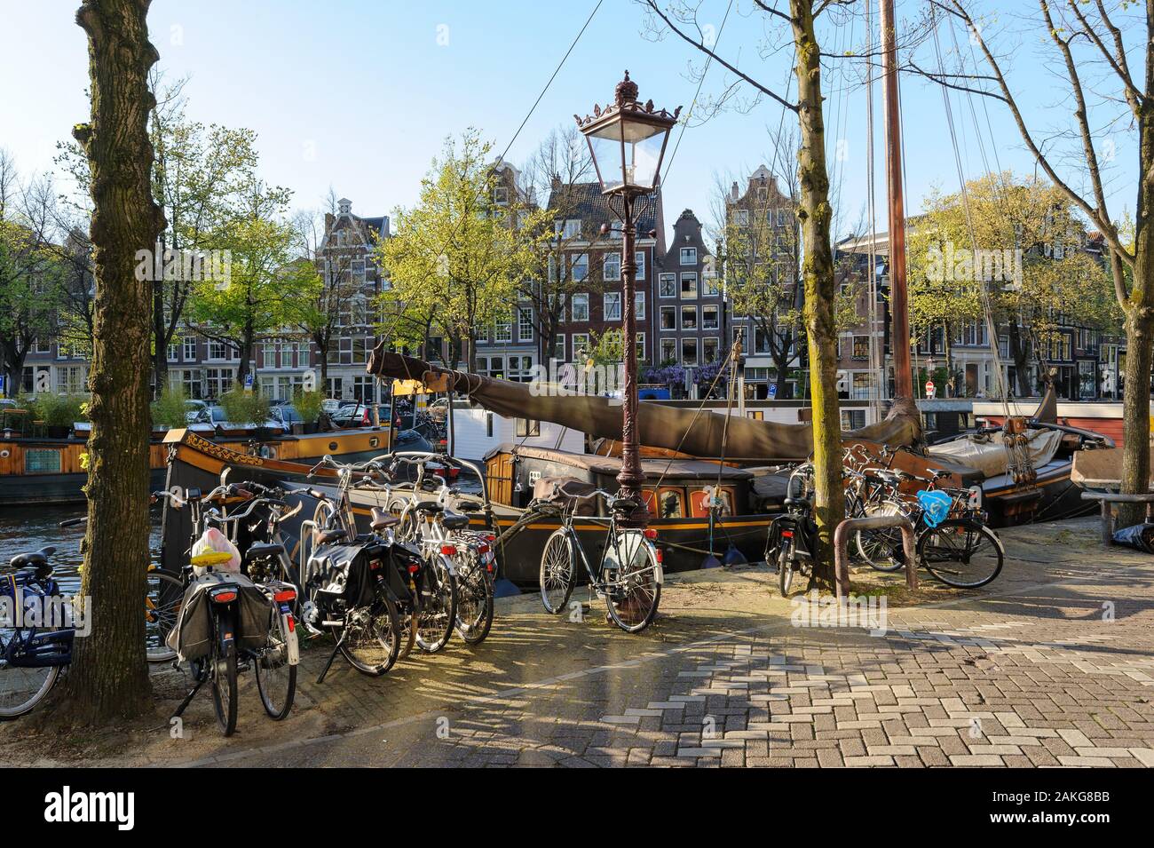 Amsterdam bike rack hi-res stock photography and images - Alamy