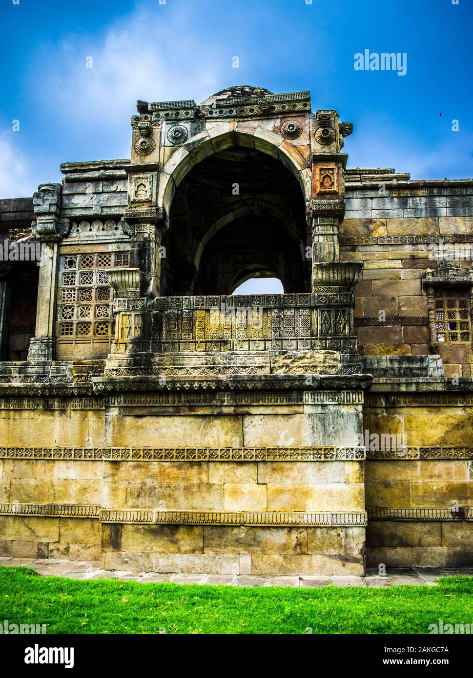 Heritage Jami Masjid also known as Jama mosque in Champaner, Gujarat ...